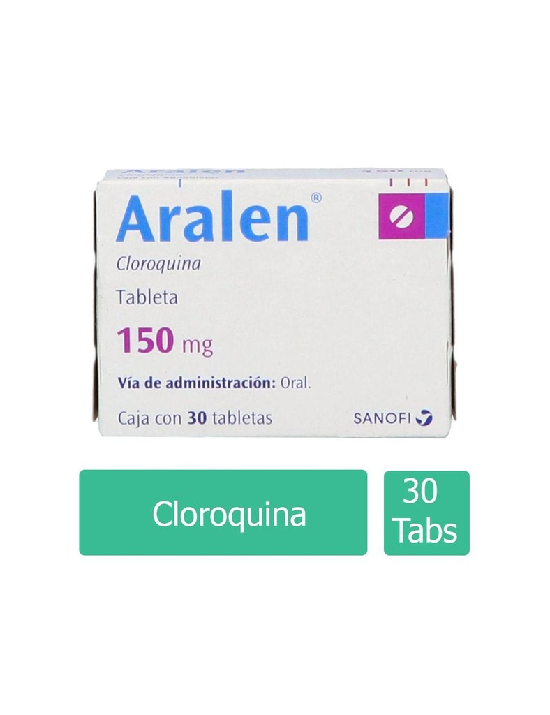 Aralen 150 Mg 30 Tabletas | Club Presalud