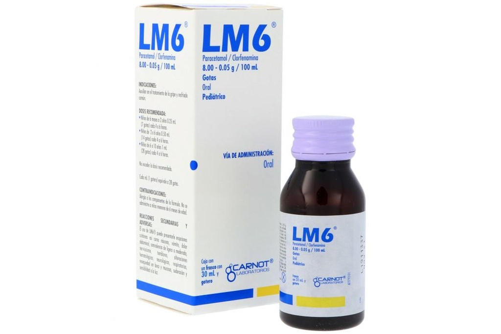 LM6 Pediátrico 8.00 0.05 G/100 Ml Gotas 30 Ml | Club Presalud