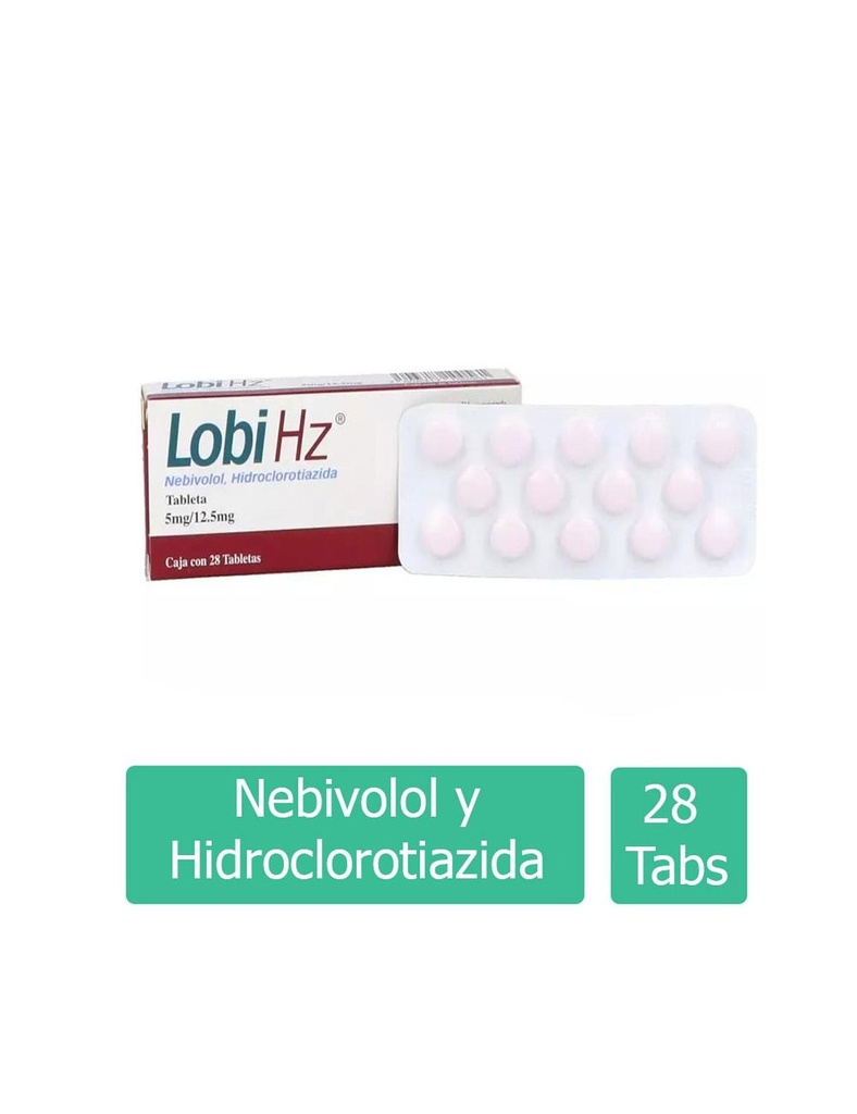 Lobi Hz 5/12.5 Mg 28 Tabletas | Club Presalud
