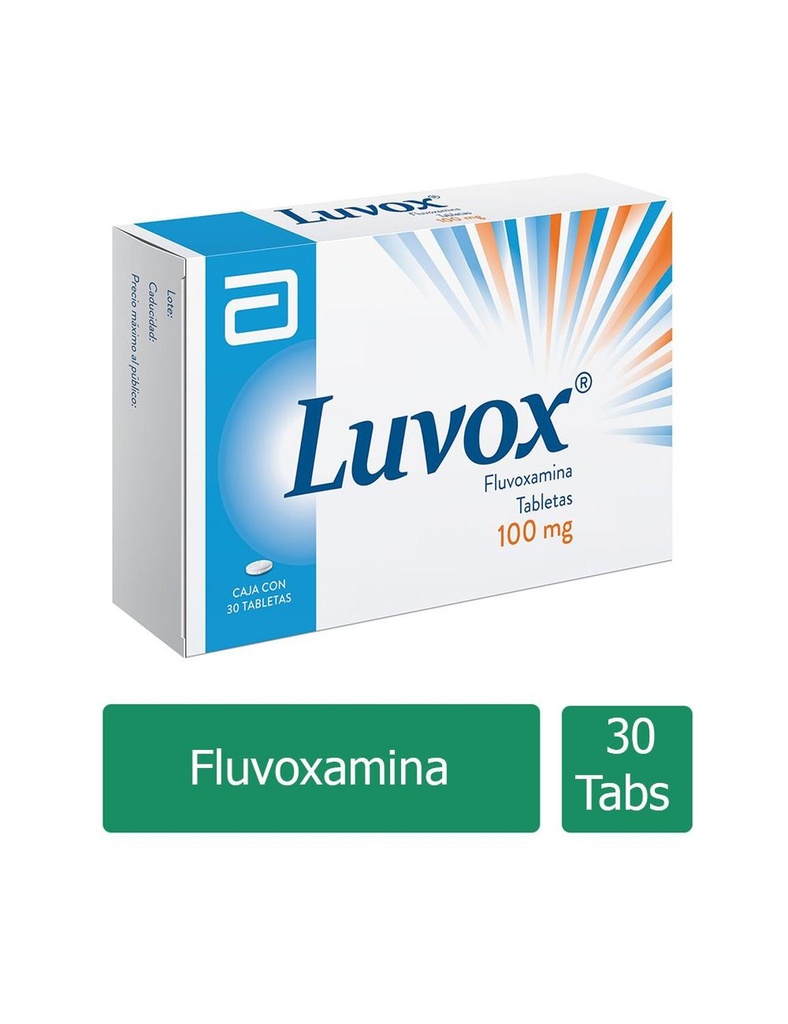 Luvox 100 Mg 30 Tabletas | Club Presalud