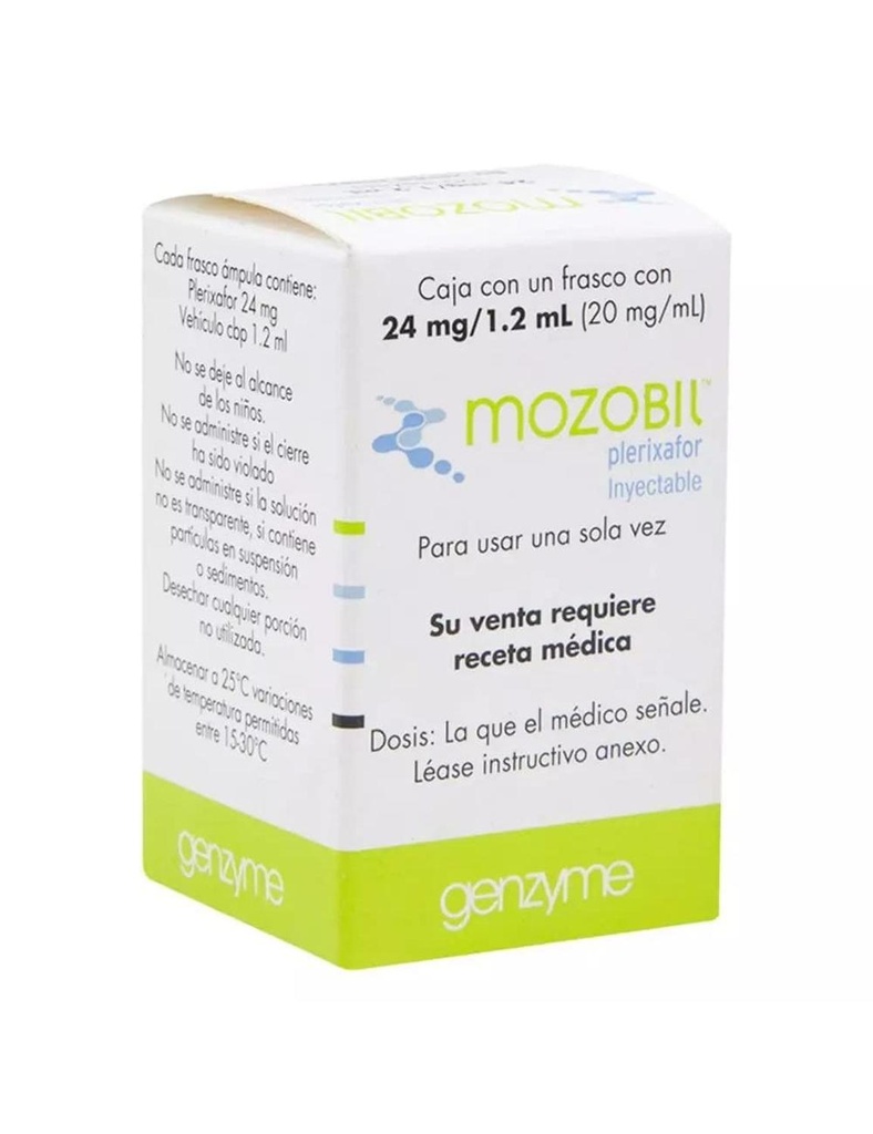 Mozobil 24 Mg Solución Inyectable 1.2 Ml Frasco Ámpula | Club Presalud