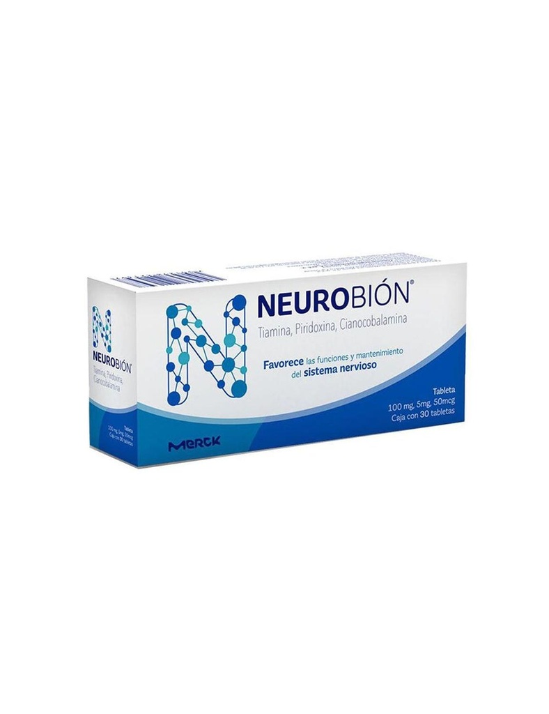 Neurobión 100 Mg / 5 Mg / 50 Mcg 30 Tabletas | Club Presalud