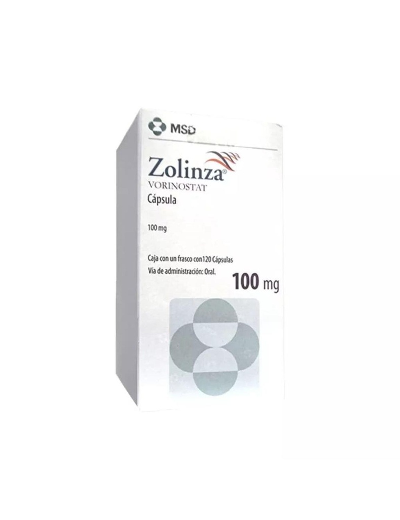 Zolinza 100 Mg Frasco 120 Cápsulas | Club Presalud